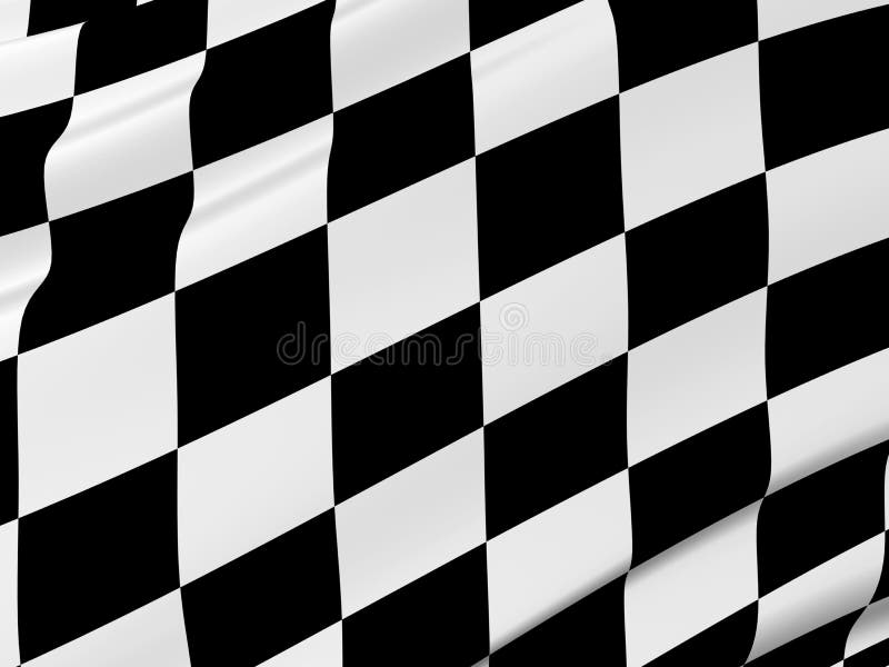 Abstract checkered flag stock illustration. Illustration of start ...