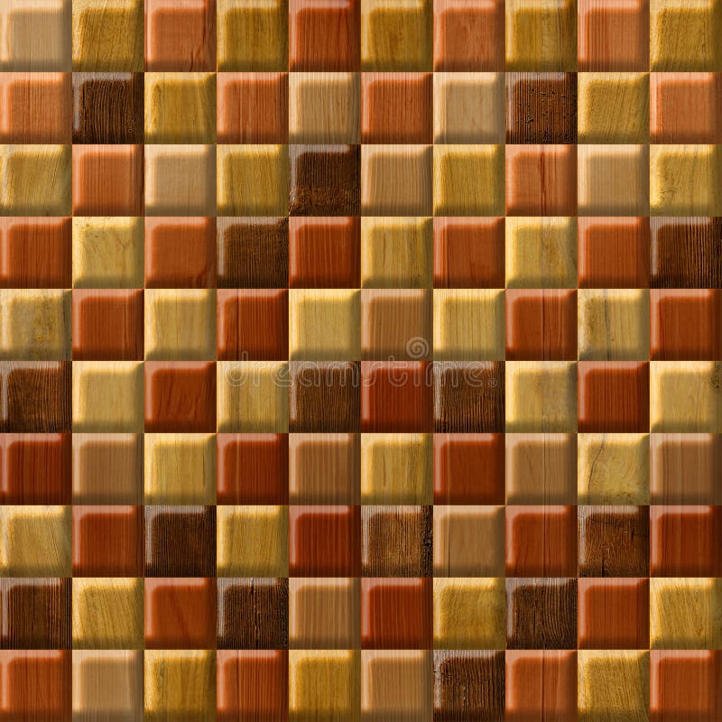 Abstract Checkered Pattern - Seamless Background - Wood Paneling Stock ...