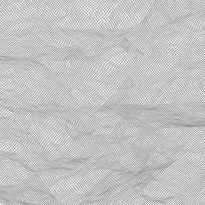 Abstract Checkered Waves - - Vector Illustration Stock Vector ...