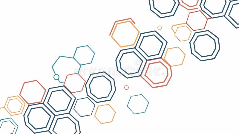 Abstract Chemical Structures Vector, Hexagonal Science and Molecule ...