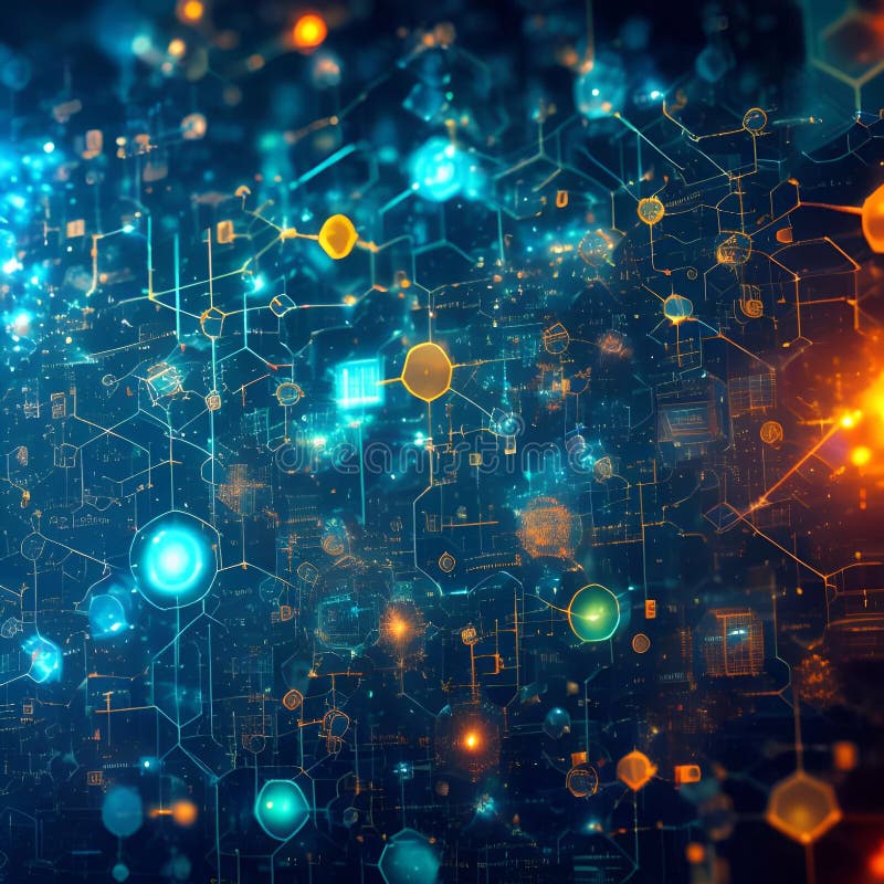 Abstract Chemistry High-tech Technology Science Internet Background ...