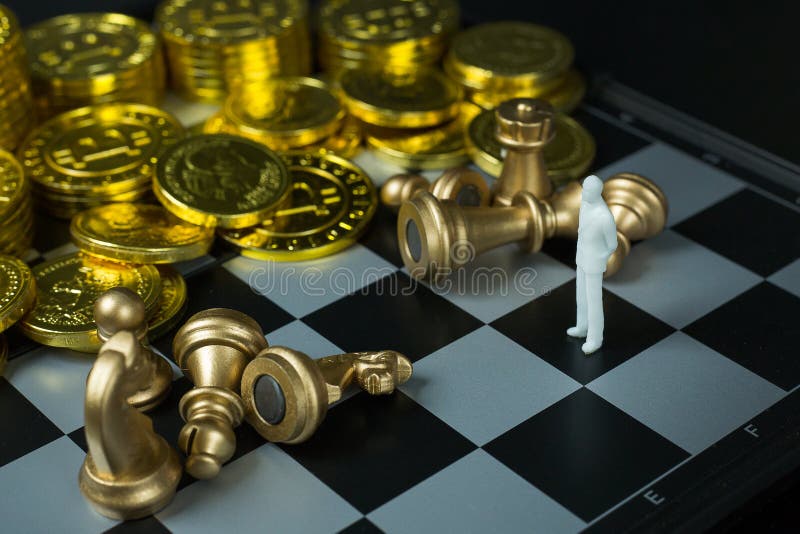 Abstract Chess Game Board Close Up Image. Stock Image - Image of games ...