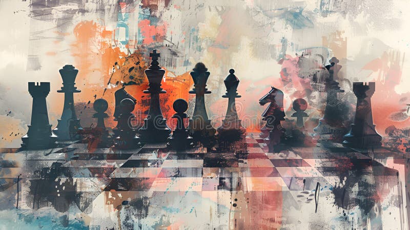 Abstract Chess Pieces Stock Illustrations – 2,959 Abstract Chess Pieces ...