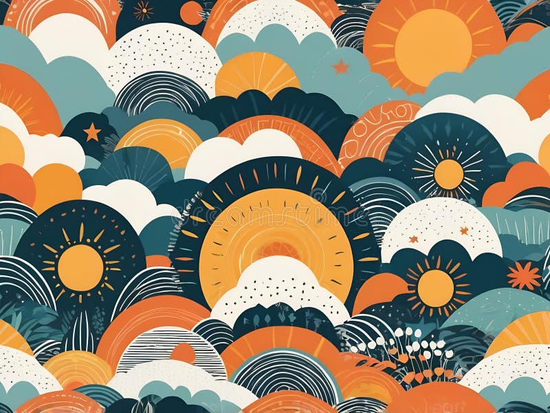 Rising Sun Pattern Stock Illustrations – 1,342 Rising Sun Pattern Stock ...