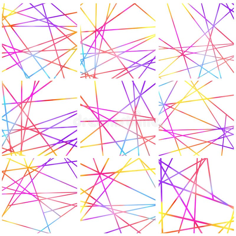 Abstract Childish Colorful Bright Frame Collection Set Stock Vector ...