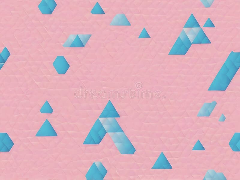 Abstract Childish Pixel Art Light Pink, Blue Blurry Background Stock ...
