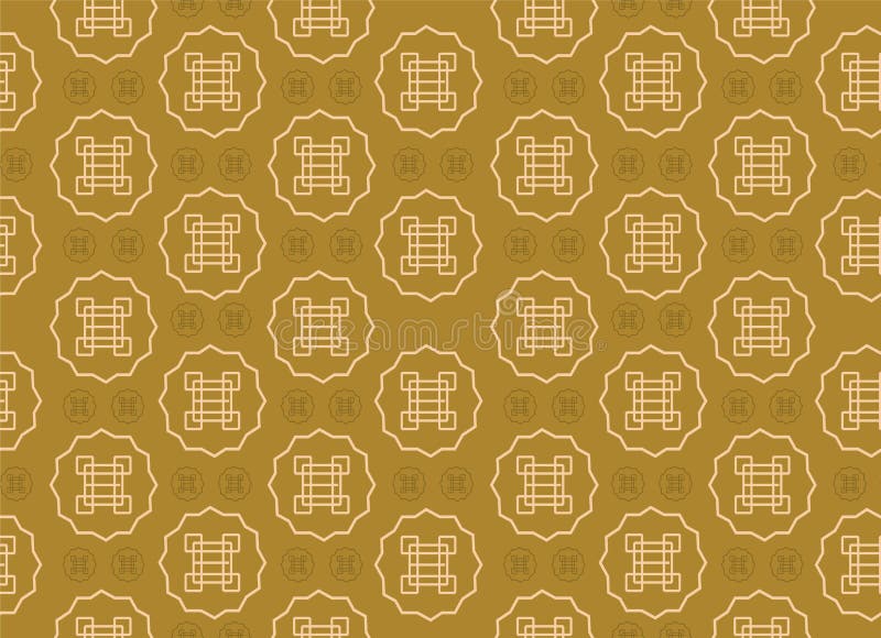 Abstract Chinese or Asia Seamless Pattern Stock Vector - Illustration ...