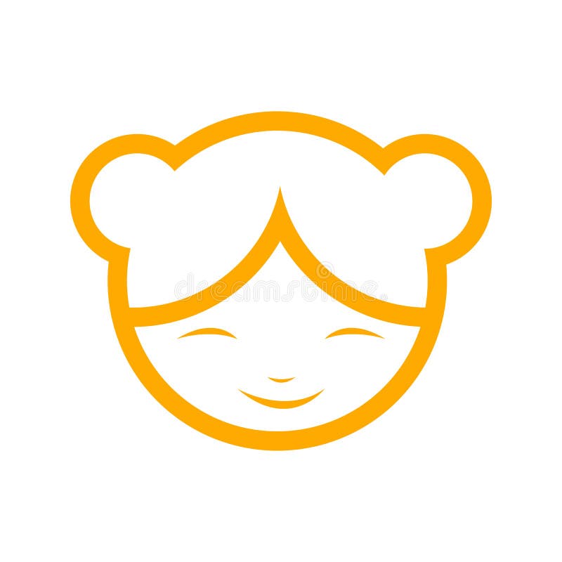 Abstract Chinese Female Face Profile Vector Illustration Graphic Stock ...