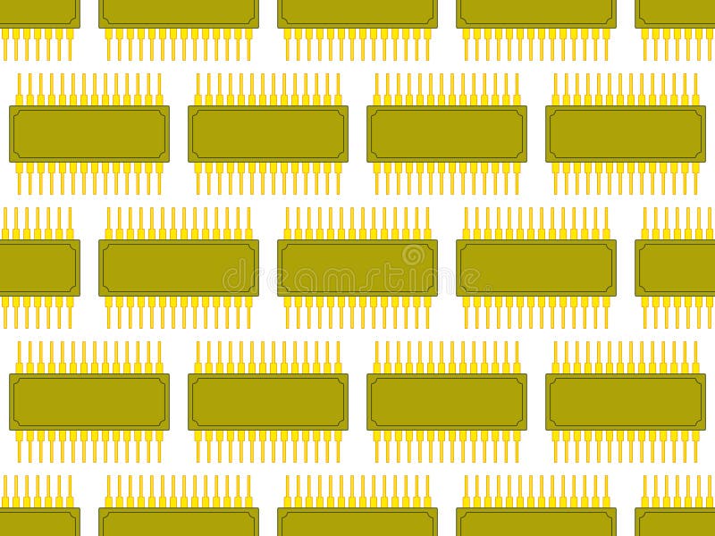 Abstract chip pattern stock vector. Illustration of micro - 111419720