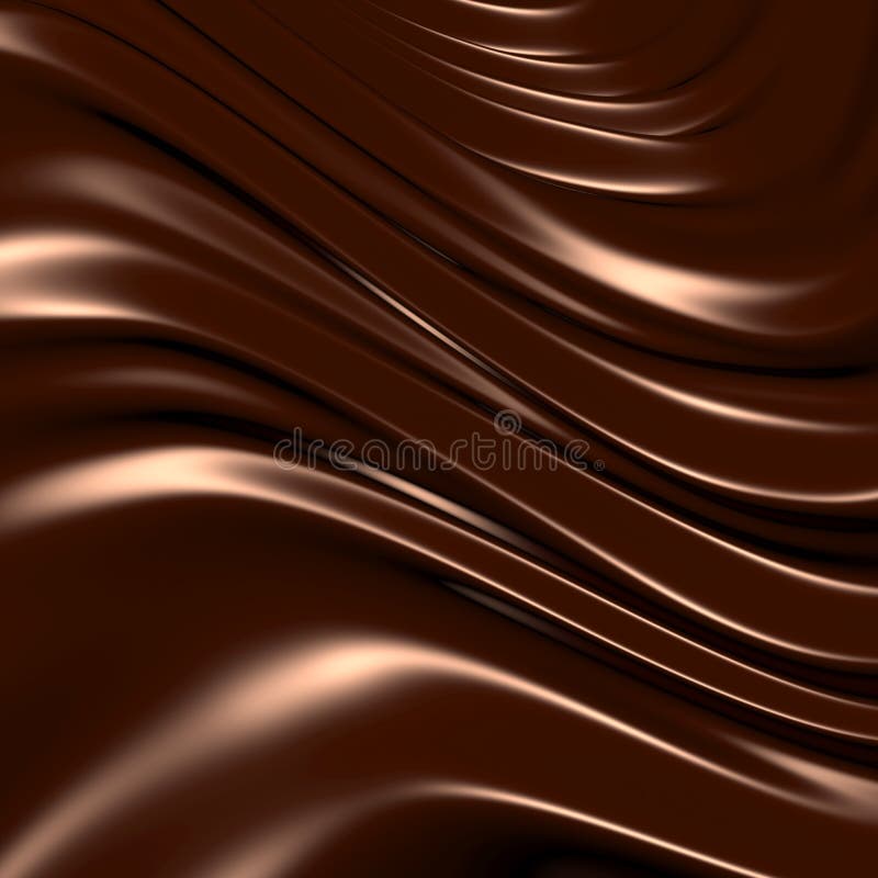 Abstract Chocolate Swirl Background Stock Illustration - Illustration ...