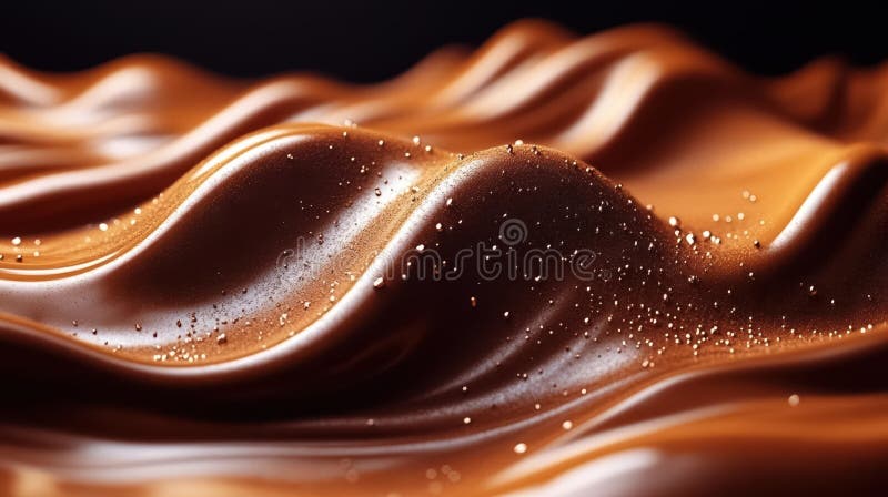 Abstract Chocolate Background, Abstract Art Stock Illustration ...