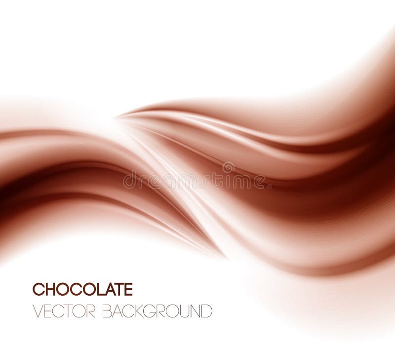 Abstract Chocolate Curve stock illustration. Illustration of curve ...