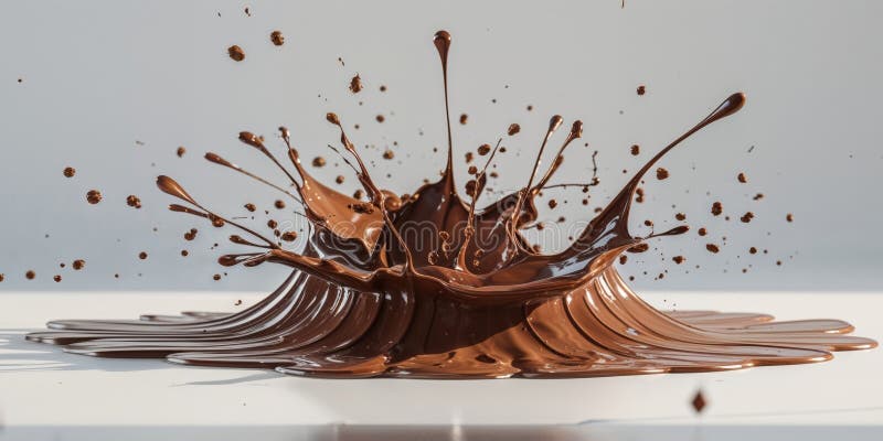 Abstract Chocolate Texture. Dark Cream Wallpaper Stock Image - Image of ...