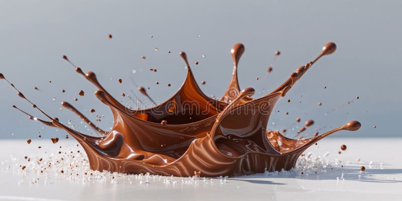 Abstract Chocolate Texture. Dark Cream Wallpaper Stock Image - Image of ...