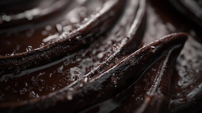 Close Up of Chocolate Cake with White Frosting Abstract Texture Lines ...