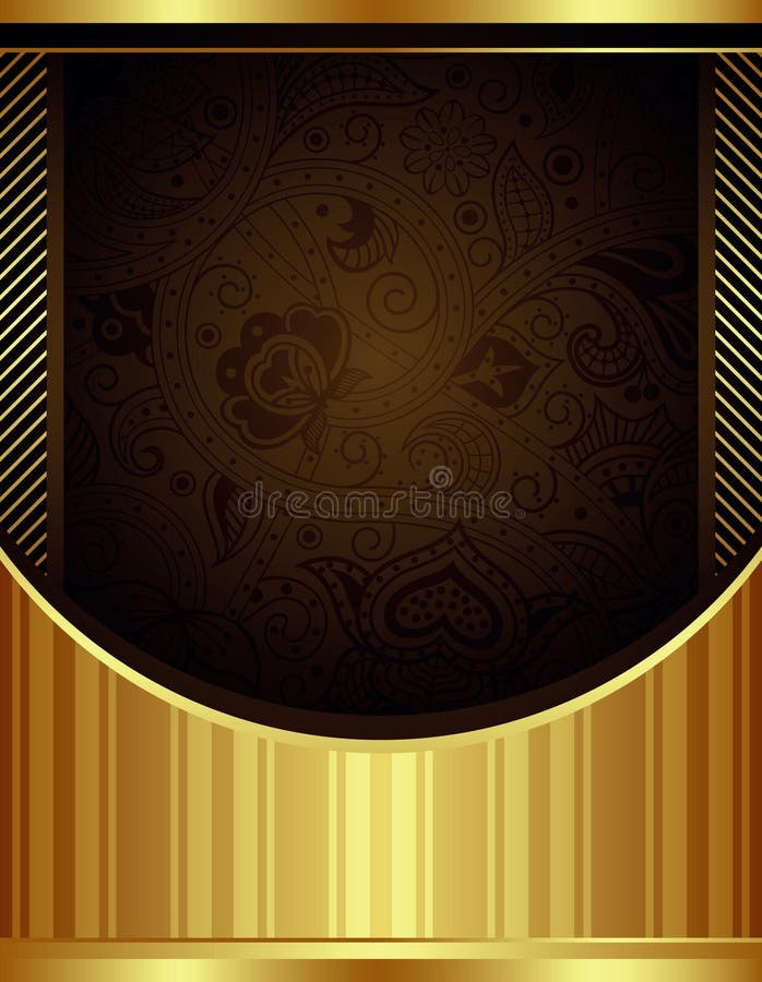 Abstract Chocolate Curve Background Stock Illustration - Illustration ...