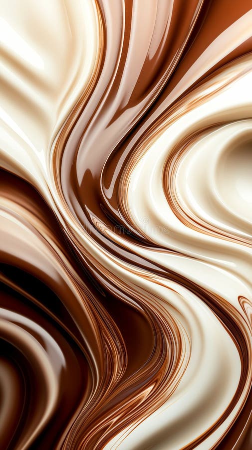 Whimsical Whirls: a Subtle Blend of Chocolate, Sephiroth Skin, a Stock ...