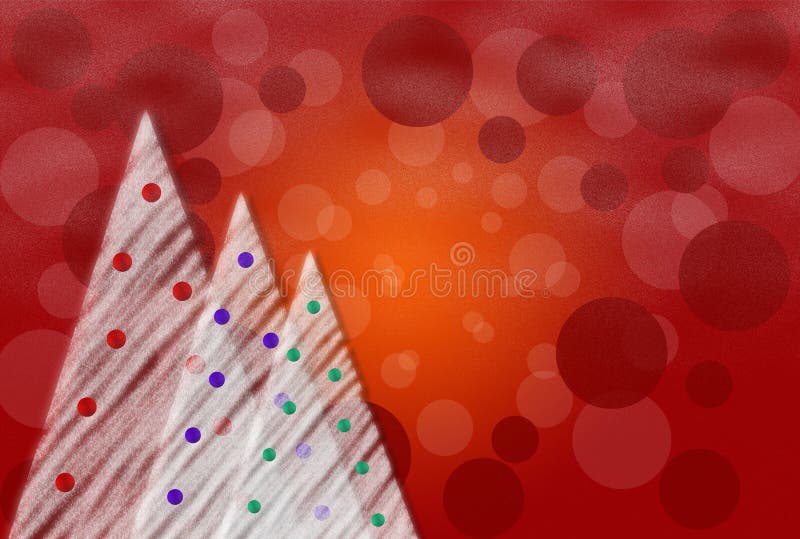 Abstract Christmas Card stock illustration. Illustration of design ...
