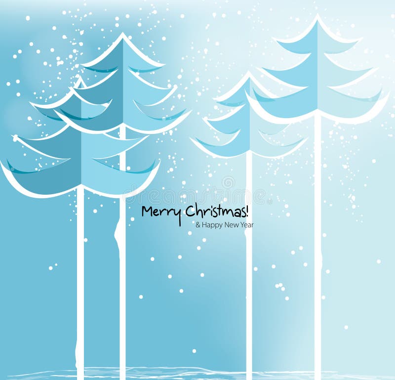 Abstract Christmas Card with Modern Elements. Stock Illustration ...