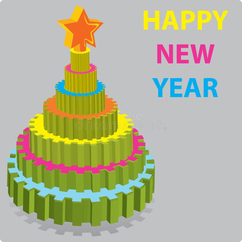 Gear Christmas Tree Stock Illustrations – 285 Gear Christmas Tree Stock ...