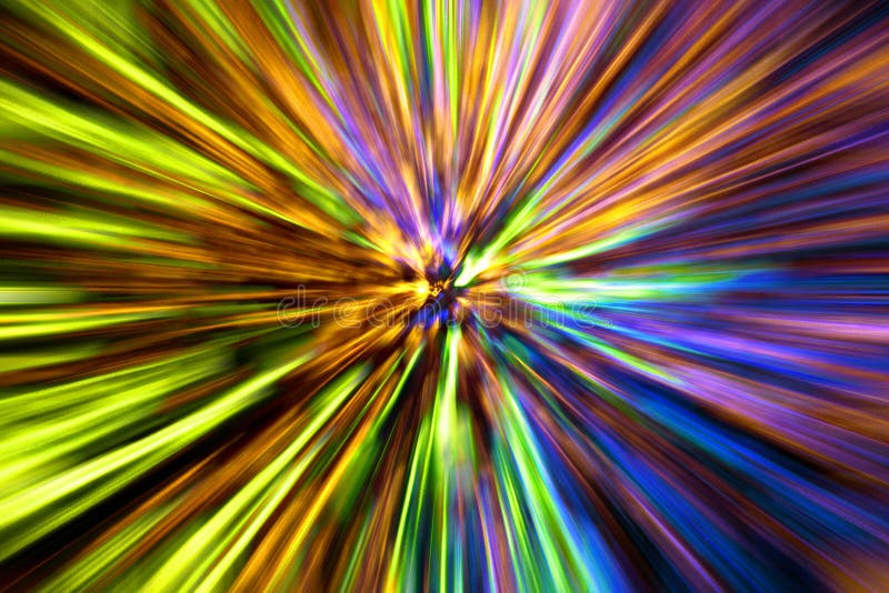 Abstract Christmas Lights Explosion Stock Illustration - Illustration ...