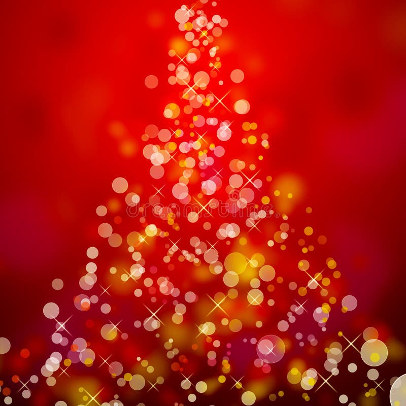 Abstract christmas tree stock illustration. Illustration of generated ...