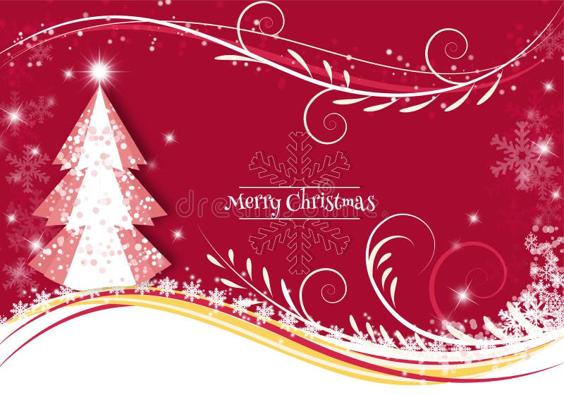 Abstract Christmas Tree Background . Stock Illustration - Illustration ...