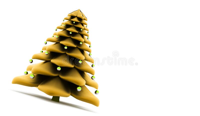 Abstract Christmas Tree Concept Stock Illustration - Illustration of ...