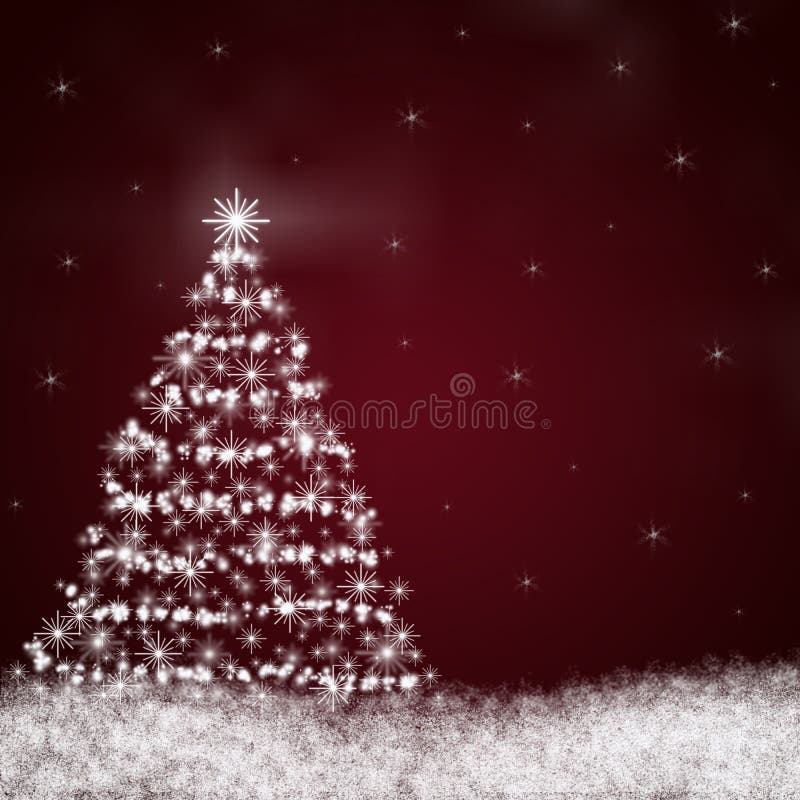 Abstract christmas tree. stock illustration. Illustration of merry ...