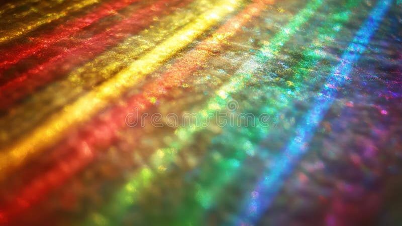Abstract Chromatic Spectrum with Sparkling Light, Creating a Vibrant ...