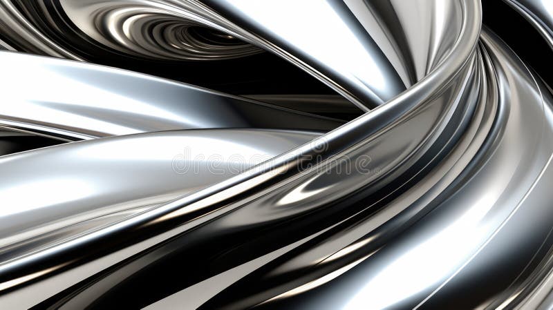 Abstract Chrome Background, Abstract Illustration Stock Illustration ...