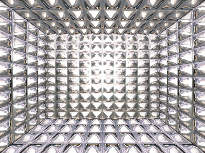 Abstract chrome ball stock illustration. Illustration of reflection ...