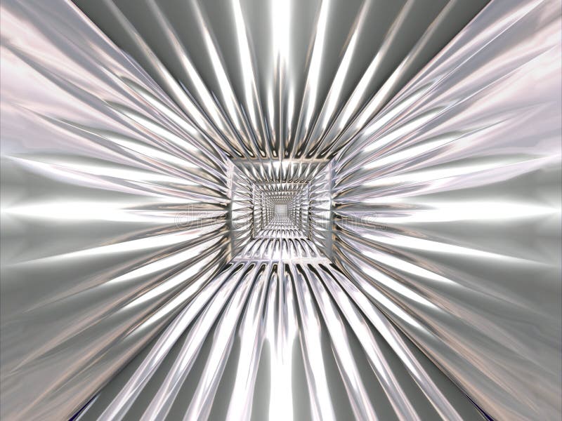 Abstract Chrome Tracery Pattern Stock Illustration - Illustration of ...