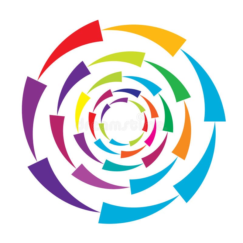 Abstract Cicular Geometric Circle Vector Design Element Stock Vector ...