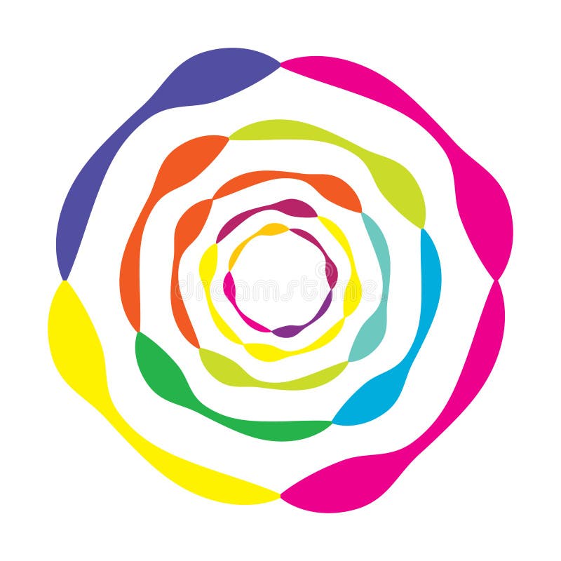 Abstract Cicular Geometric Circle Vector Design Element Stock Vector ...