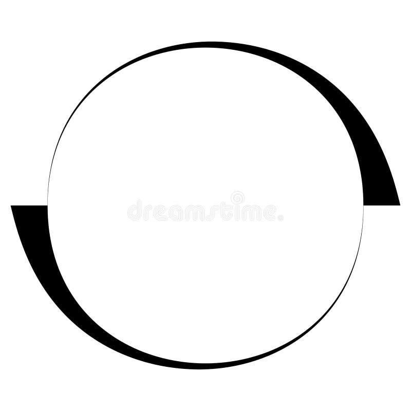 Abstract Cicular Geometric Circle Vector Design Element Stock Vector ...