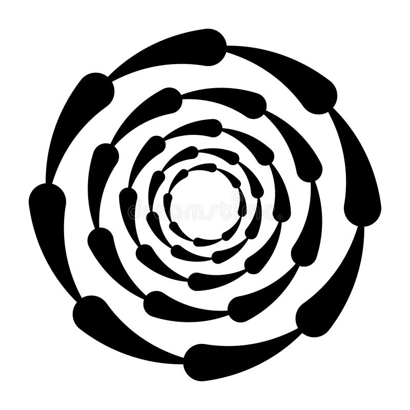 Abstract Cicular Geometric Circle Vector Design Element Stock Vector ...