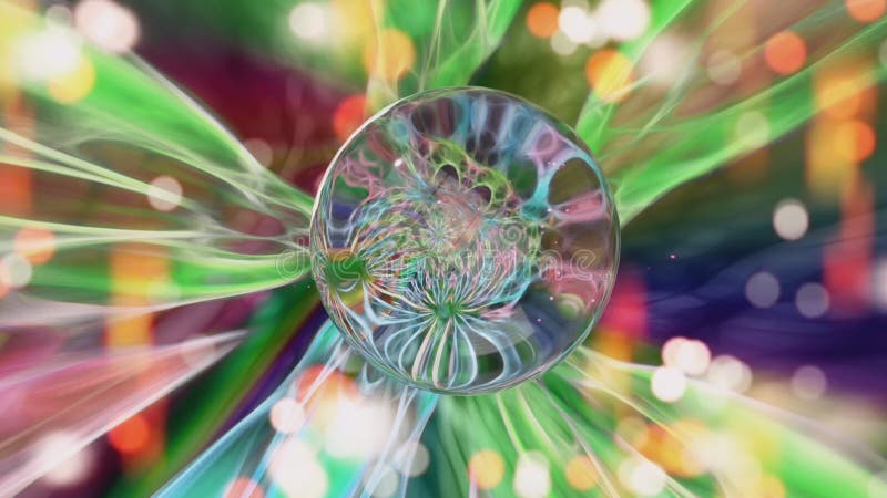 Abstract Cinemagraph Background with Light Pattern and Bokeh. Stock ...