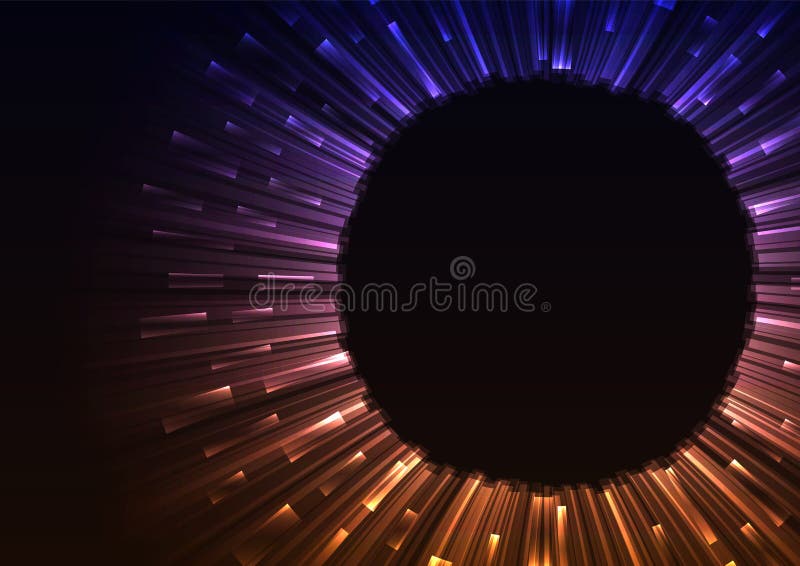 Circle Digital Abstract Layer Background Stock Vector - Illustration of ...