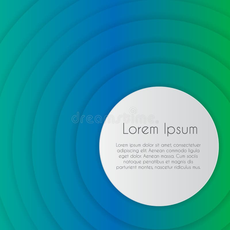 Abstract Circle Background with Place for Text. Vector Illustration ...