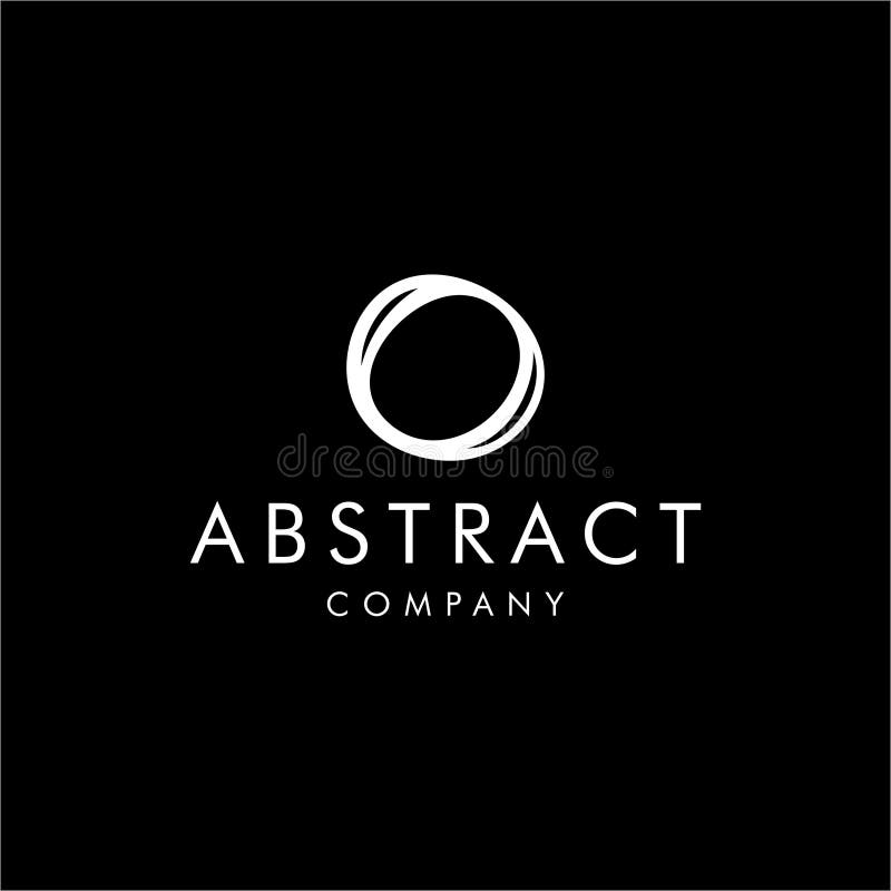 Abstract Double Letter O Logo Design Stock Vector - Illustration of ...