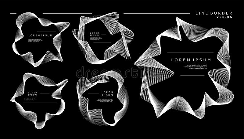 Modern Abstract Lines Border Design Template. Technology Lines Border ... Modern Abstract Lines Border Design Template. Technology Lines Border ...