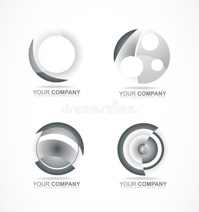 Abstract Circle Company Logo Stock Vector - Illustration of element ...