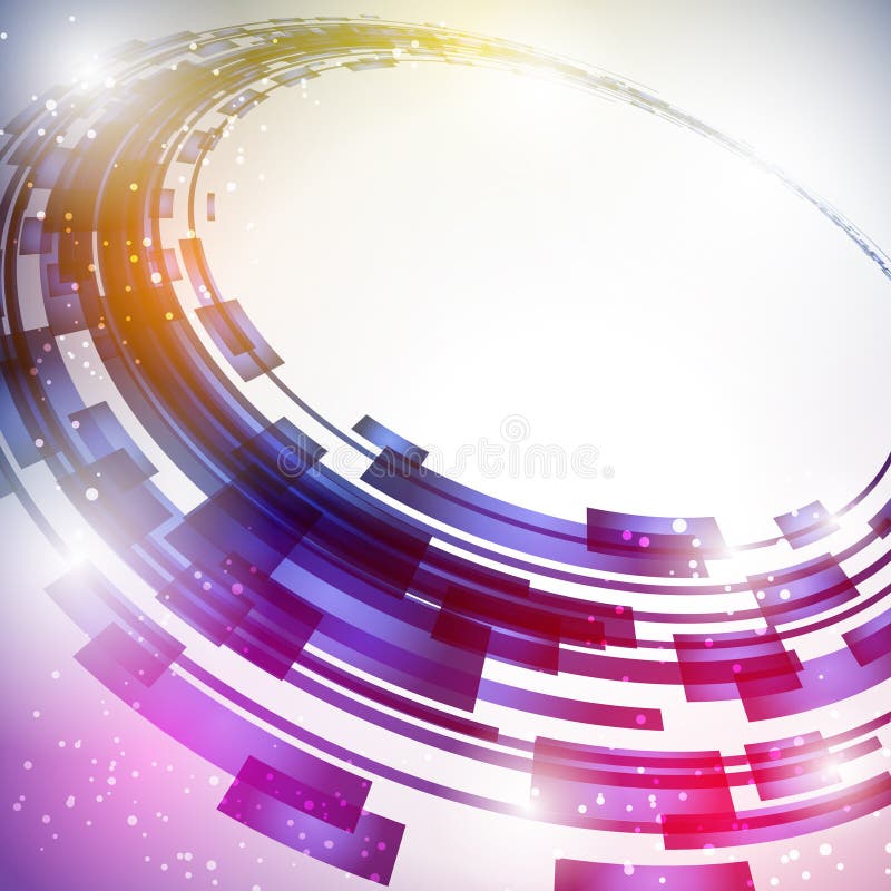 Abstract Path Technology Background Stock Vector - Illustration of ...