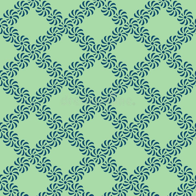 Abstract Circle Decorative Batik Seamless Pattern Stock Vector ...