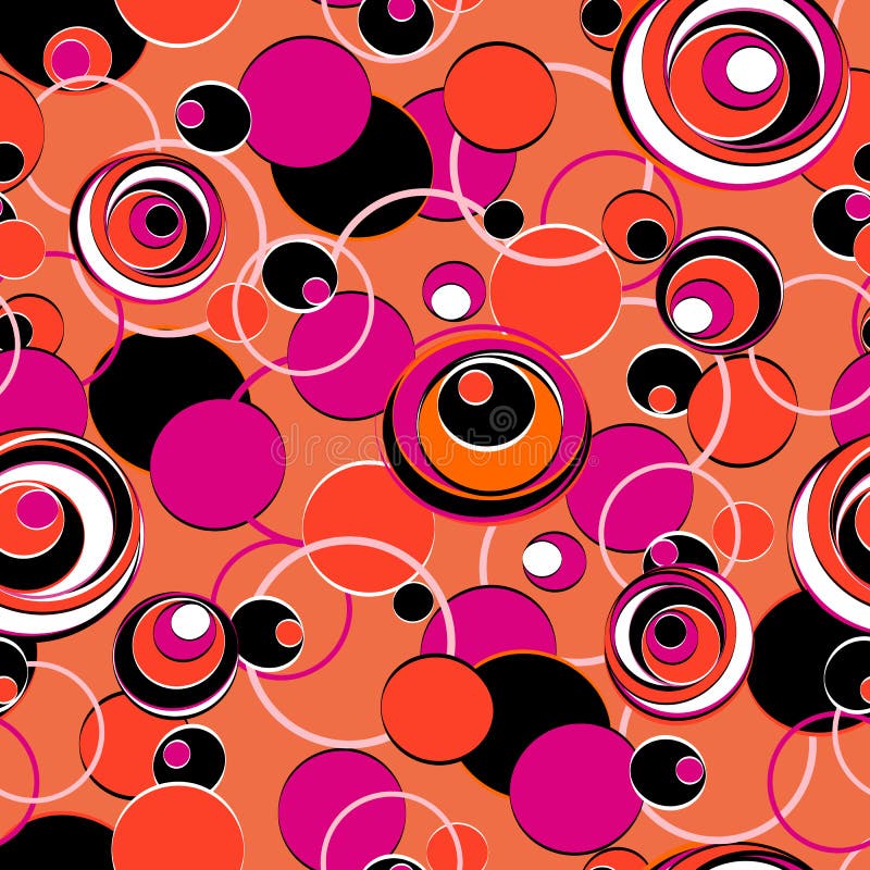 Abstract circle design stock vector. Illustration of orange - 24544663