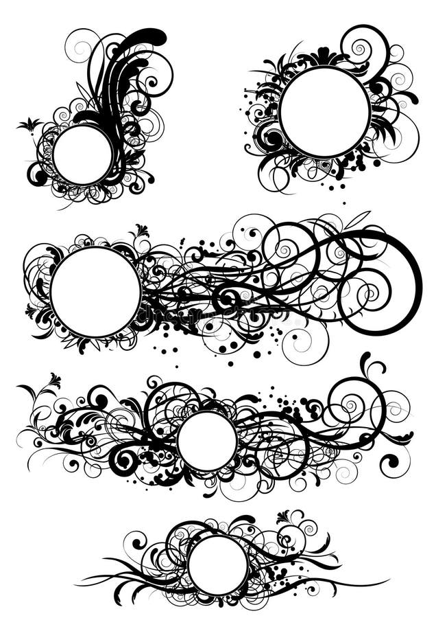 Abstract circle design stock vector. Illustration of fashioned - 8154758