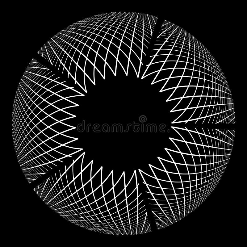 Abstract Circle Design Element. Stock Vector - Illustration of lines ...