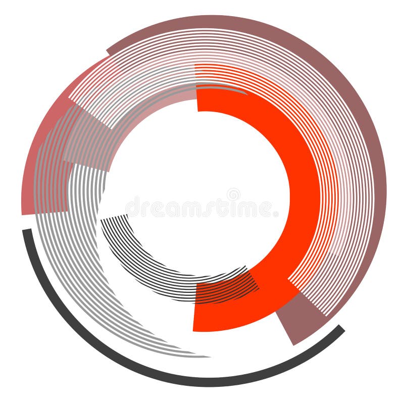 Abstract Circle Design Element. Stock Vector - Illustration of ...