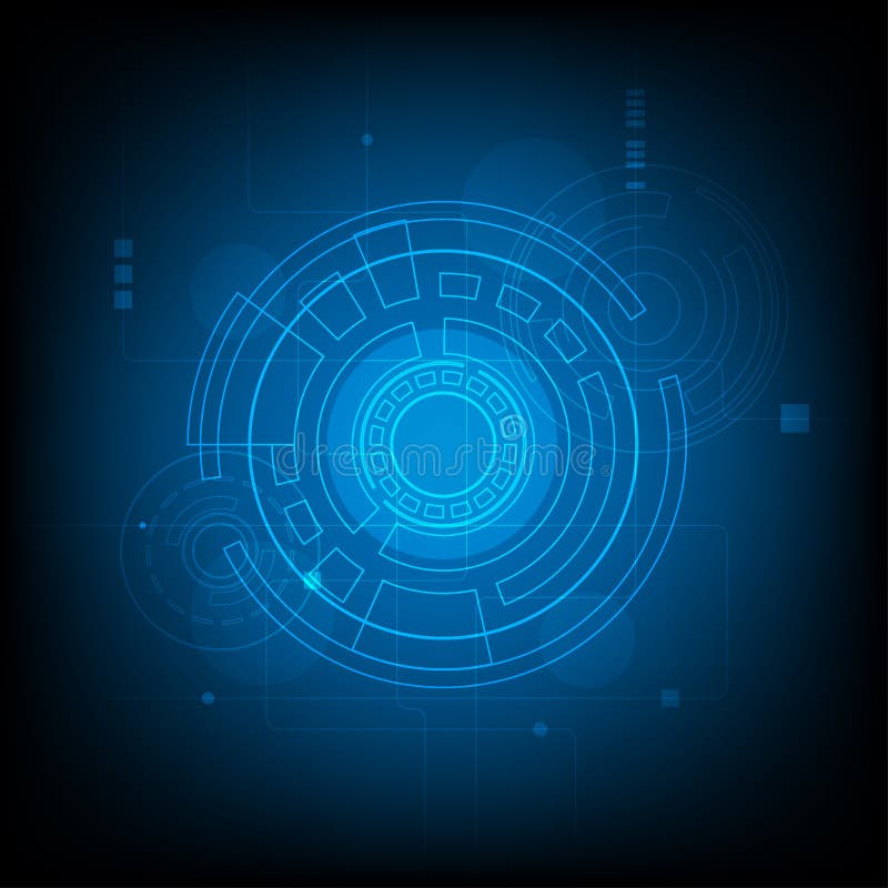 Abstract Circle Digital Technology Background, Futuristic Structure ... Abstract Circle Digital Technology Background, Futuristic Structure ...